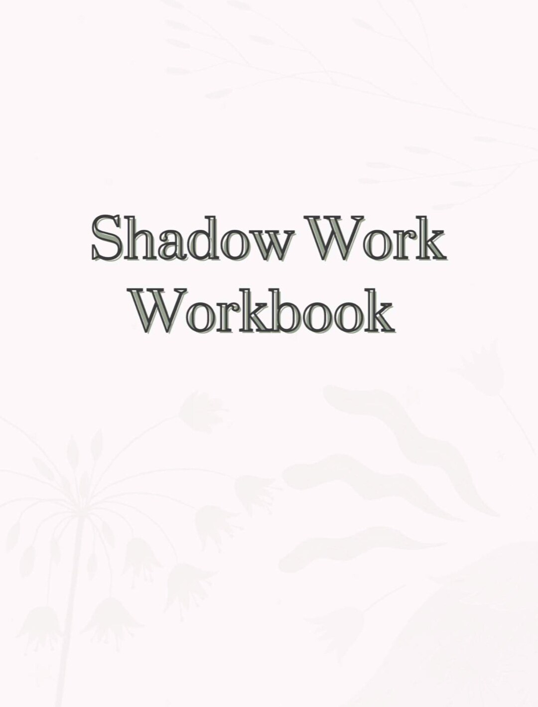 Shadow Work Digital Workbook | 118 Page Trauma Healing Download | Self ...