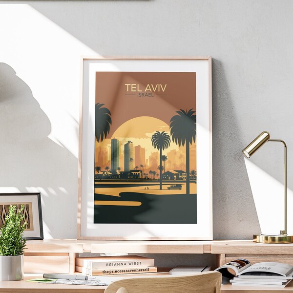 Tel Aviv Poster - Etsy