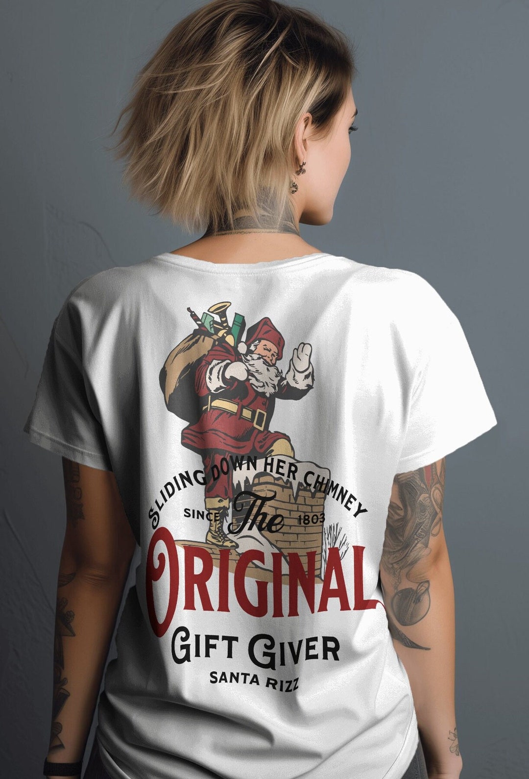 Chimney Slide: Santa Tee for Festive Flair Limited Edition Holiday ...