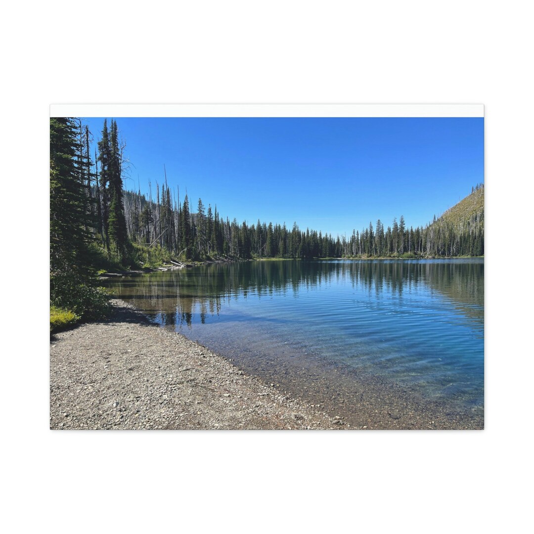 Jewel Basin Mountain Lake Canvas Photo, Matte Canvas, Stretched, 1.25 ...