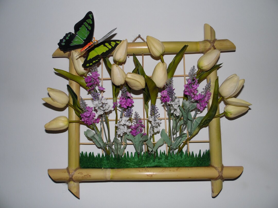 Frame Art, Customized Flower Frame, Handmade Flower Painting, Flower ...