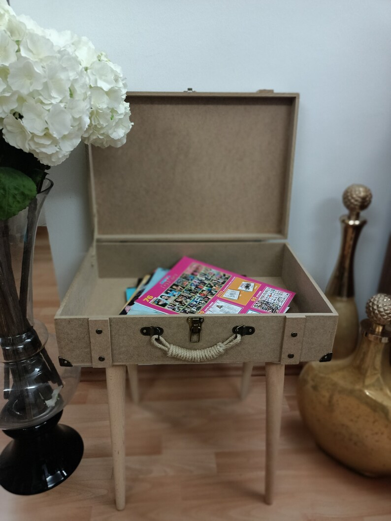 Nostalgic Suitcase Coffee Table, Mid Century Modern, Handmade Furniture ...