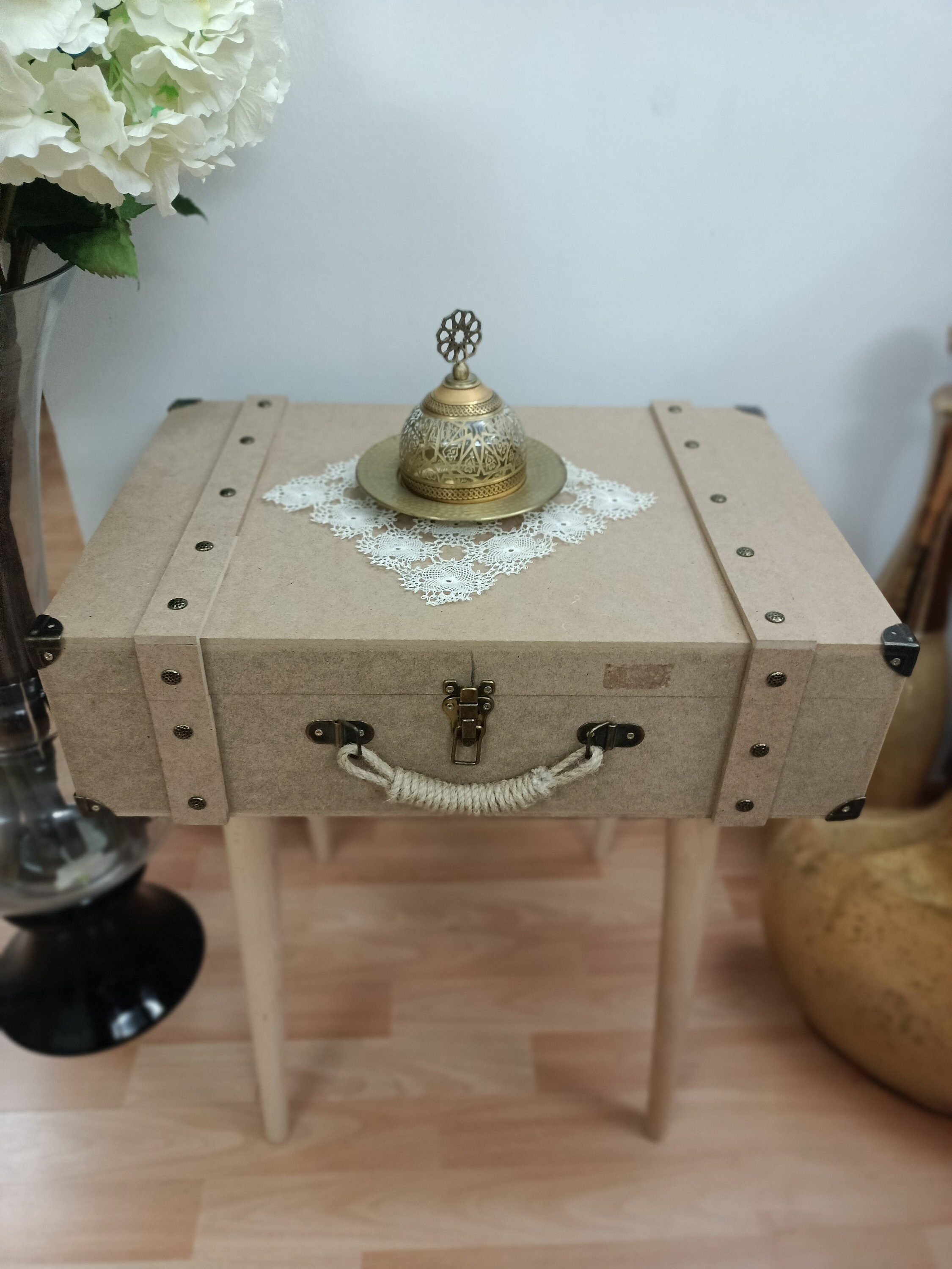 Nostalgic Suitcase Coffee Table, Mid Century Modern, Handmade Furniture ...