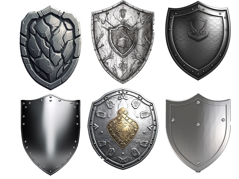 160 Shield Clipart,shield Clipart Bundle,shield Png,armor Clipart Png ...
