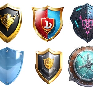 160 Shield Clipart,shield Clipart Bundle,shield Png,armor Clipart Png ...