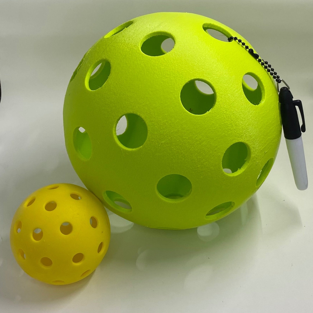 Mega-pickleball Lime, Vibrant Oversized Pickleball: Decorative Gift for ...