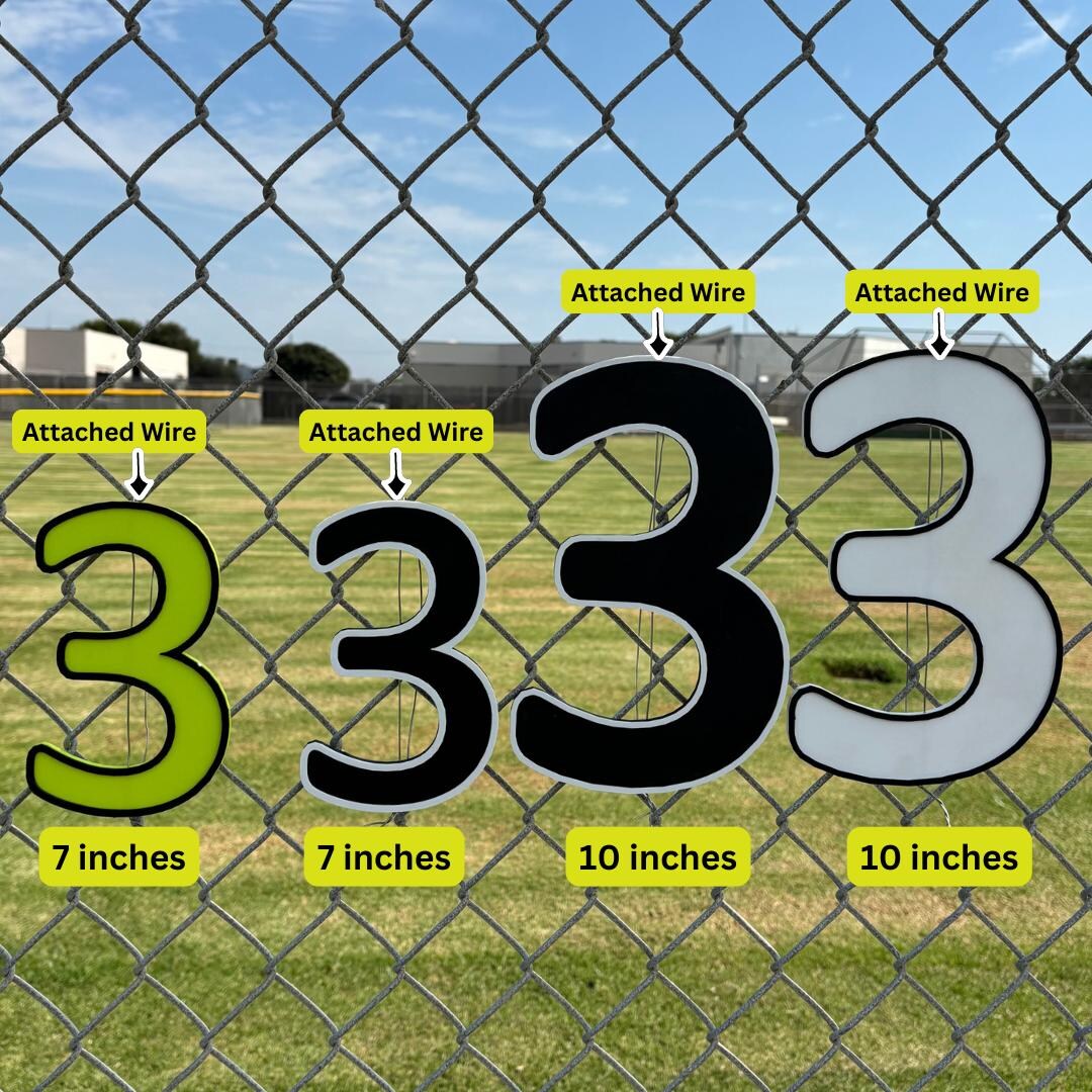 Address Numbers, PETG, Twist Connect, Fence, Gates, Personalized Home ...