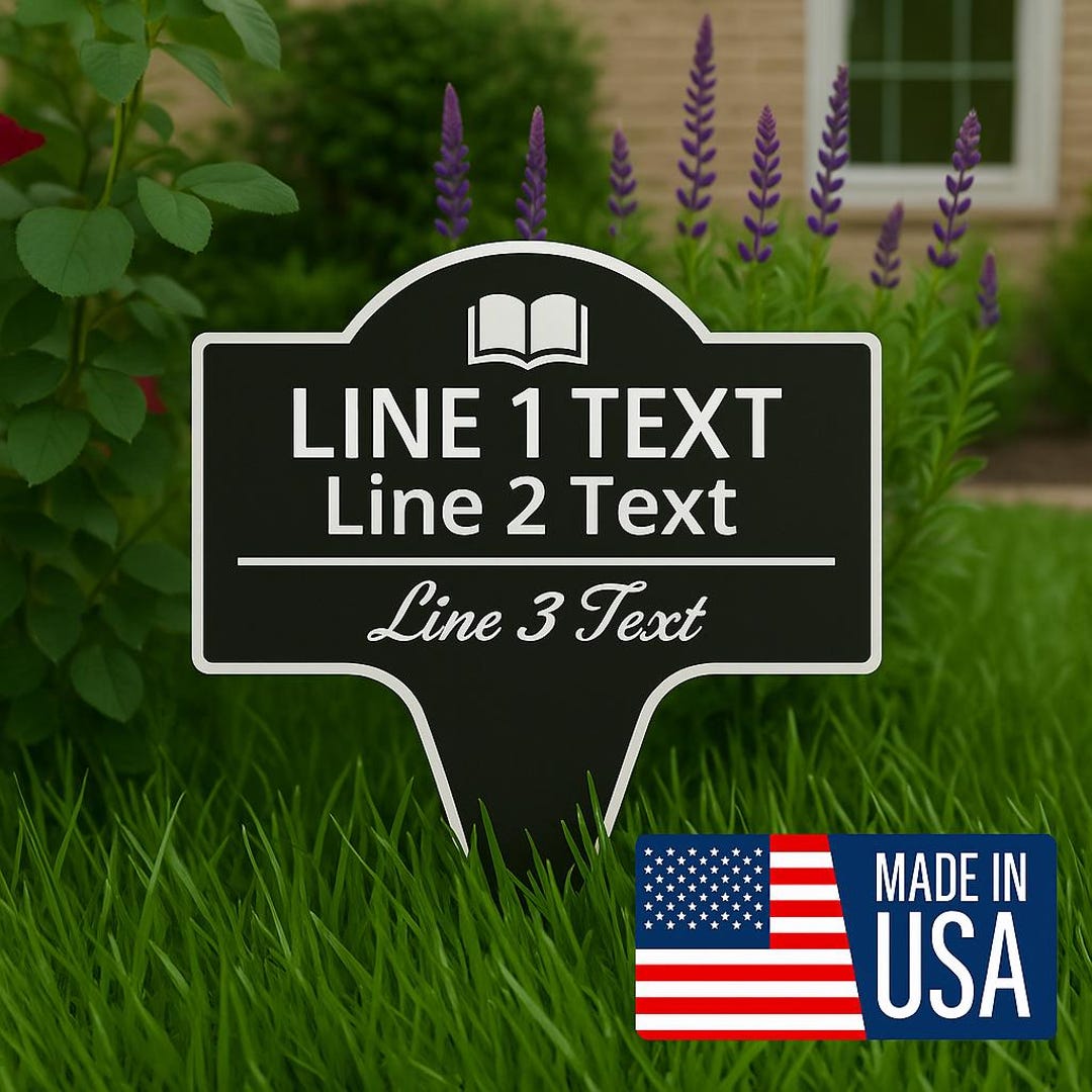 Custom Yard Stake Sign- Personalized Garden Decor - Etsy