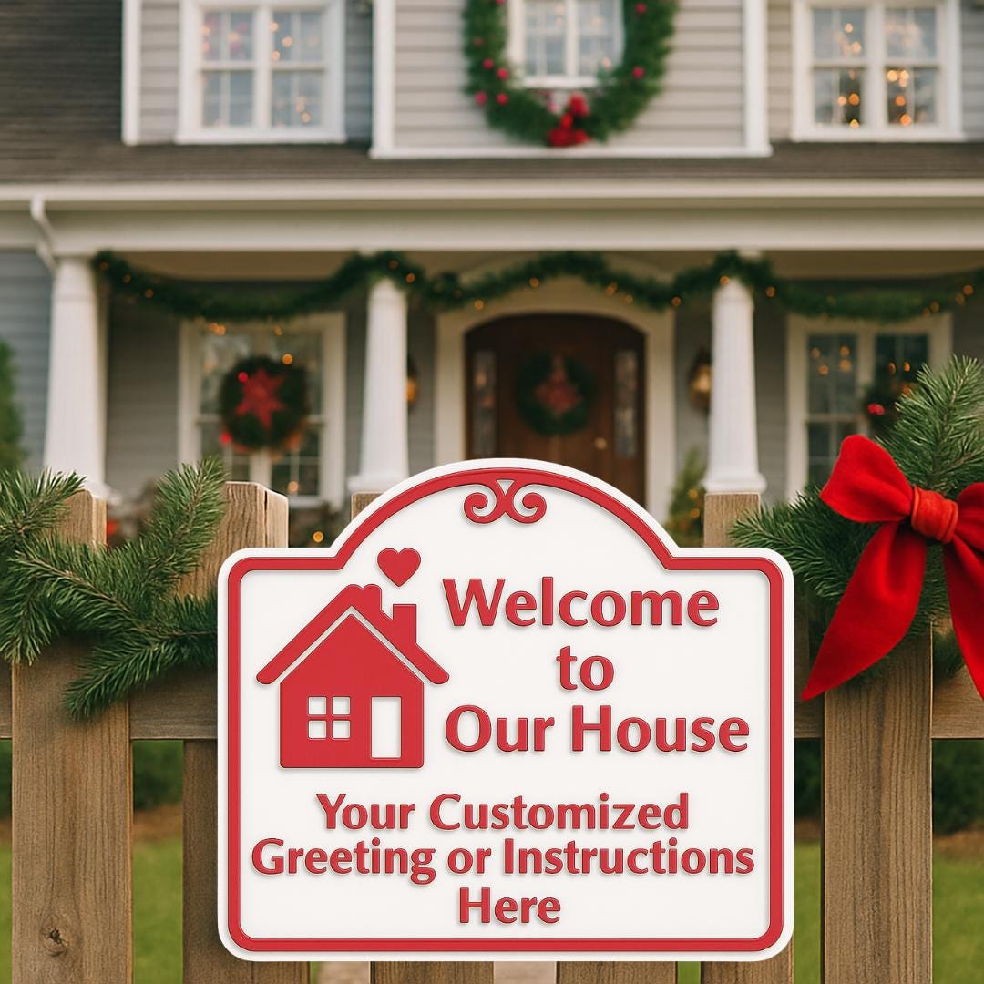 Custom Welcome Sign – House, Barn, Farm, or Garden - Etsy