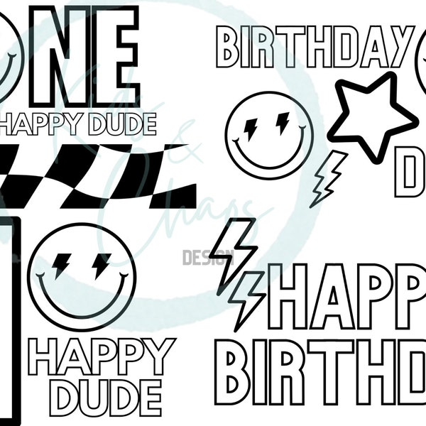 Happy Birthday Dude - Etsy