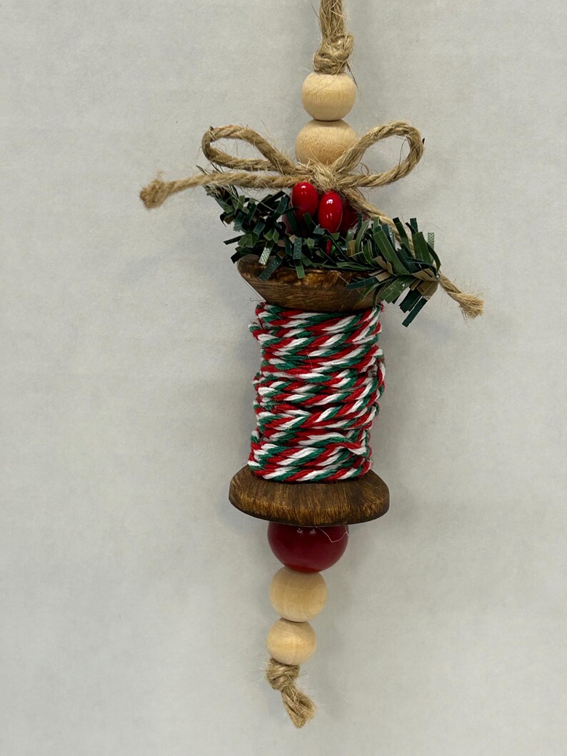 Thread Spool Christmas Ornaments - Etsy