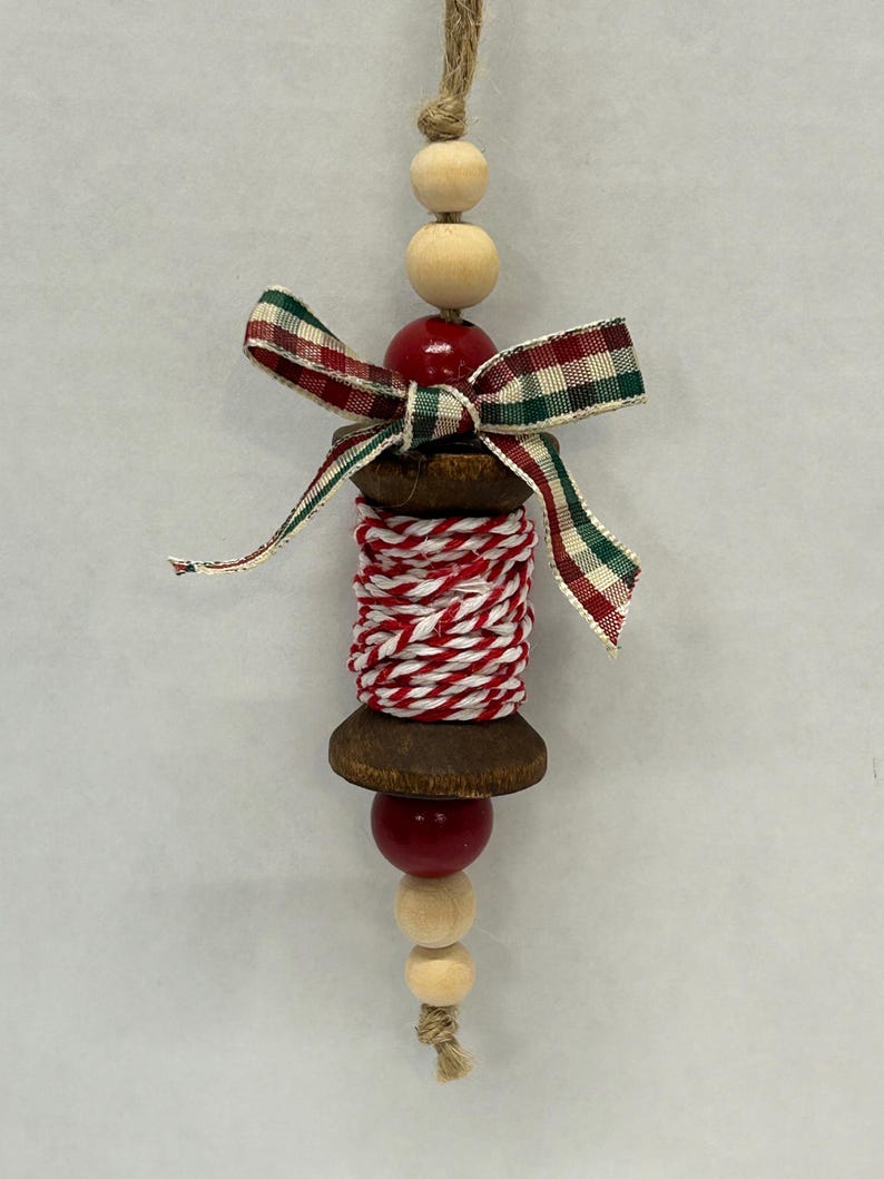 Thread Spool Christmas Ornaments - Etsy