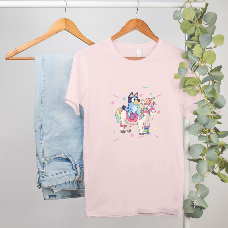 Bluey & Buttermilk the Unicorn Adult Tee - Etsy