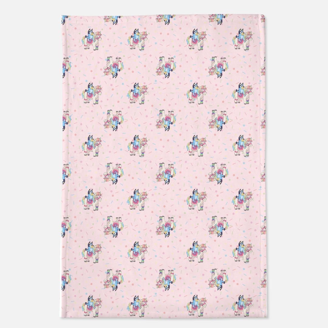Bluey & Buttermilk the Unicorn Minky Blanket 40 X - Etsy