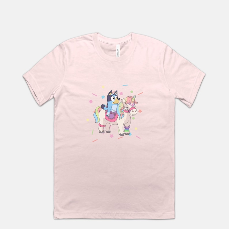Bluey & Buttermilk the Unicorn Adult Tee - Etsy