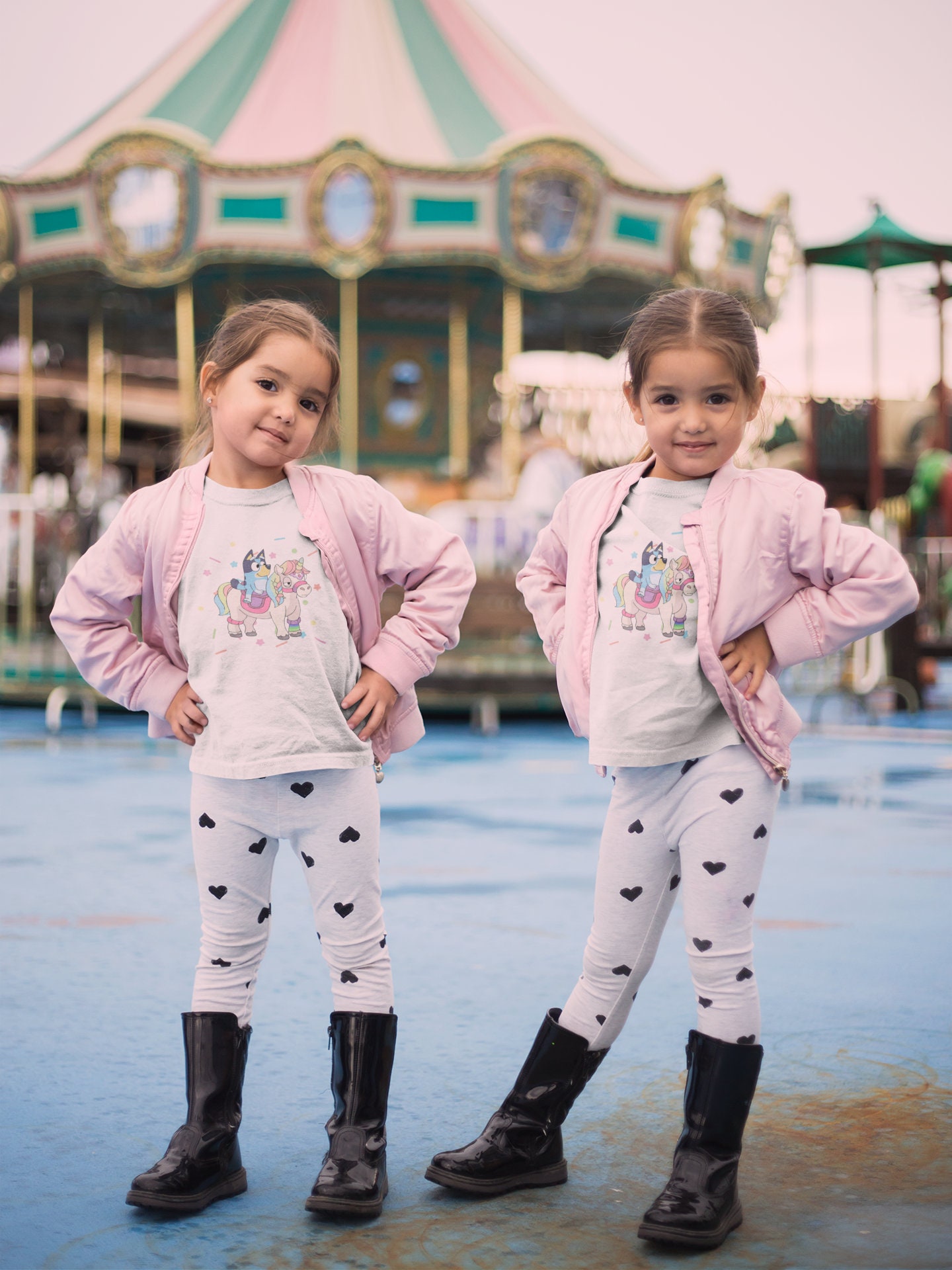 Bluey & Buttermilk the Unicorn Kids Tee - Etsy