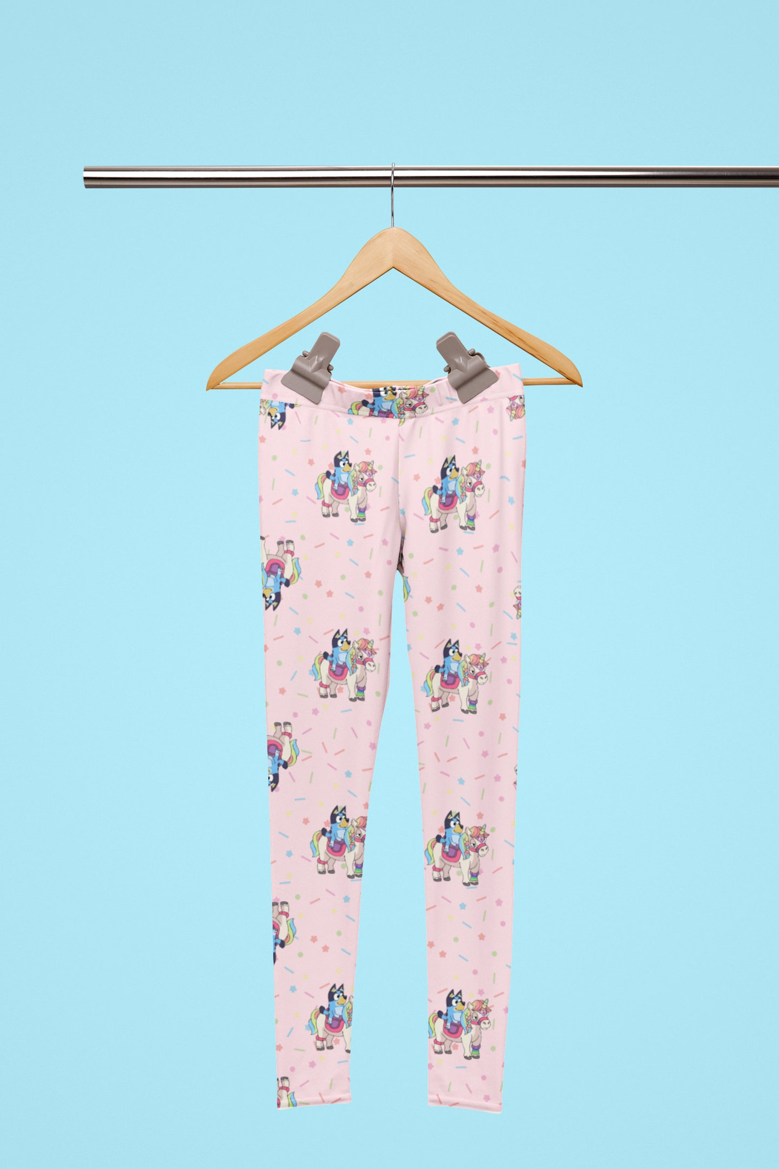 Bluey & Buttermilk the Unicorn Kids Leggings - Etsy