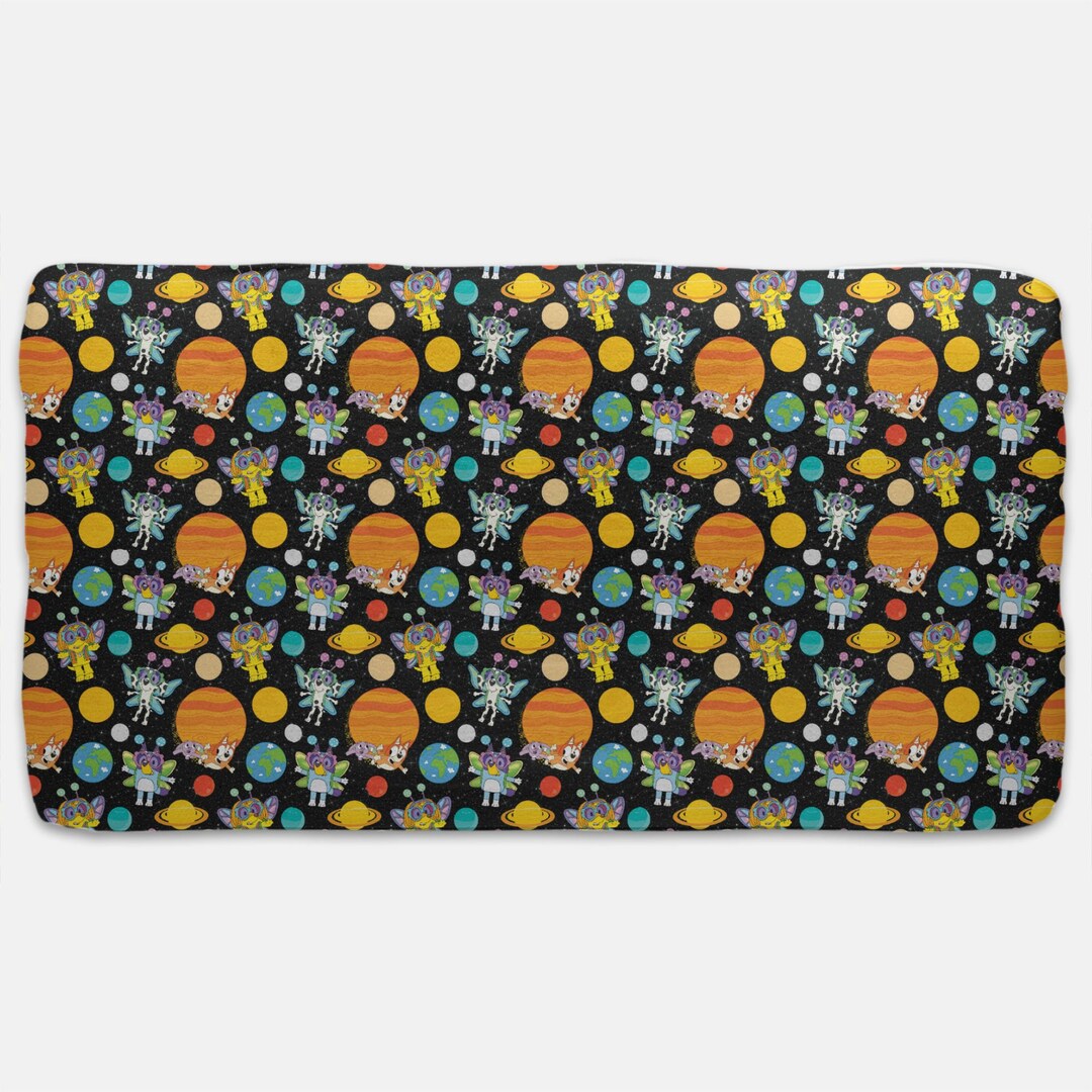 Bluey Sleepy Time Jersey Fitted Crib Sheet - Etsy