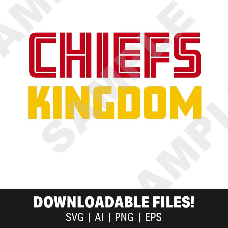 Kansas City Chiefs Clip Art - Etsy