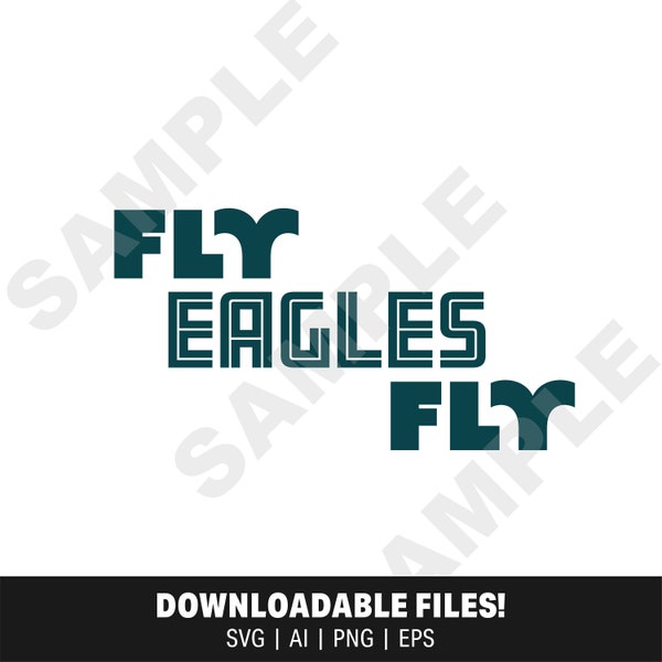 Fly Eagles Fly Svg - Etsy