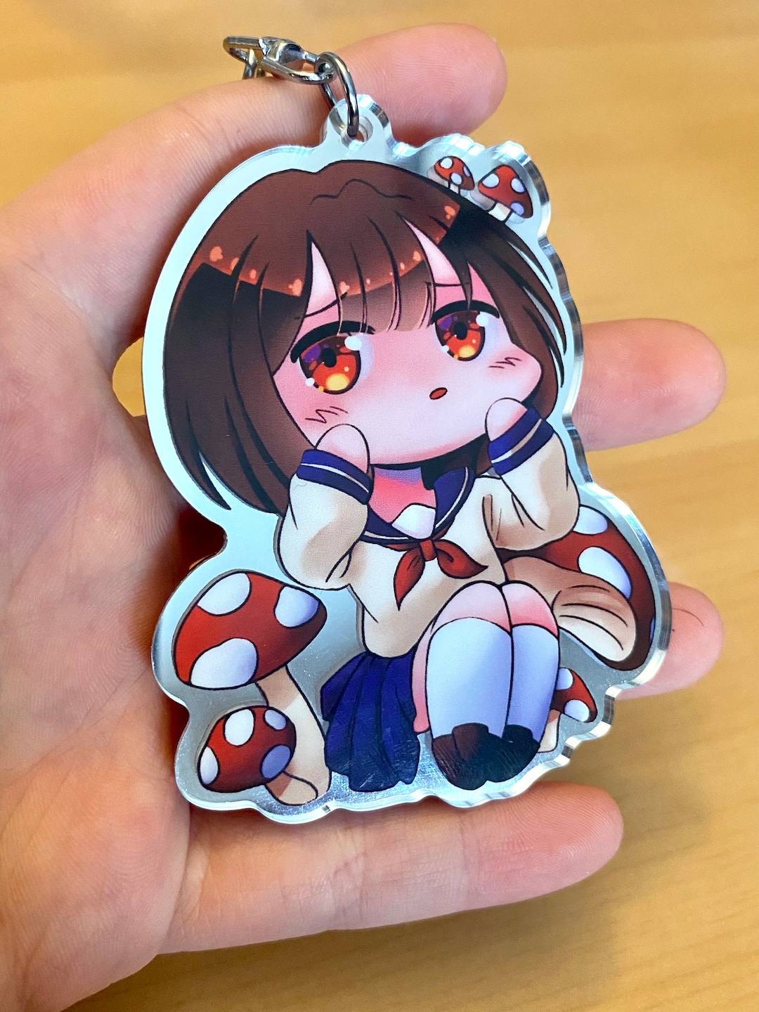 LIMITEDSTOCK) Shinitai-chan Keychains - Double-sided Acrylic Charms ...
