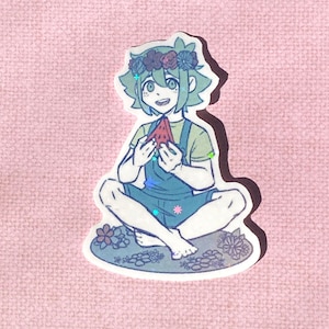 Omori Vinyl Stickers - Omori, Basil, Space Exboyfriend and Sweetheart ...