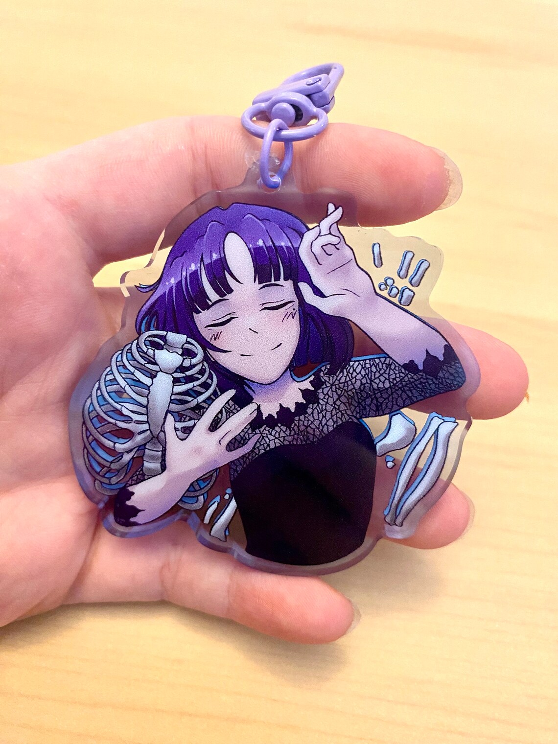 Deco27 Keychains Colored Acrylic Charms Vocaloid Miku the Vampire Otome ...