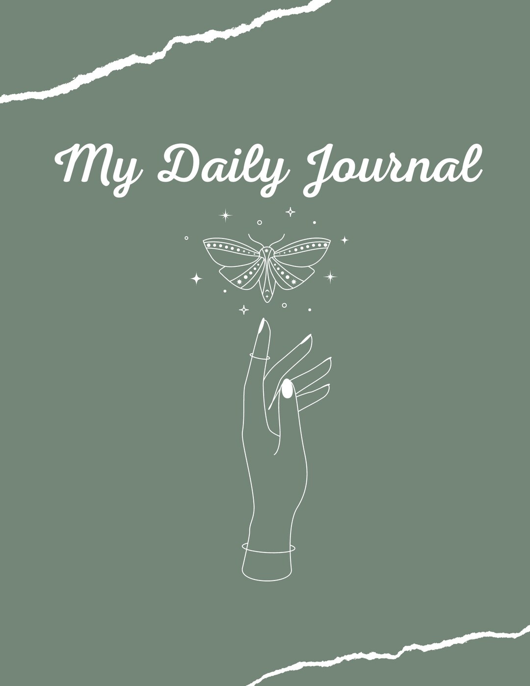 My Daily Journal, Digital Daily Journal, Minimalistic Journal, Digital ...