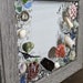 Unique Seashell Sea Glass Epoxy Resin Picture Frame Beach Art - Etsy