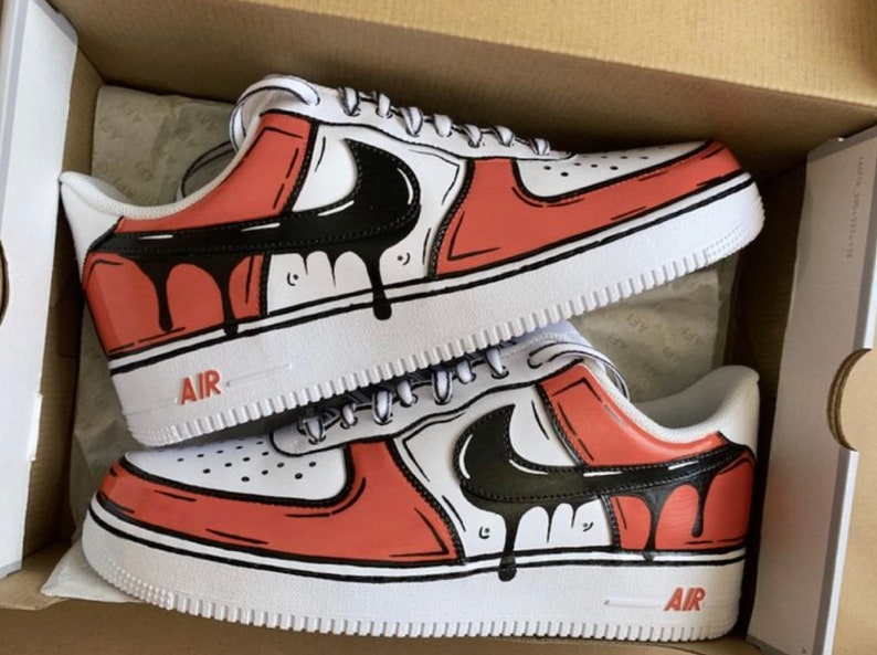 Air Force 1 Custom drippy Comic - Etsy