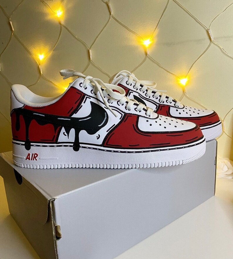 Air Force 1 Custom drippy Comic - Etsy