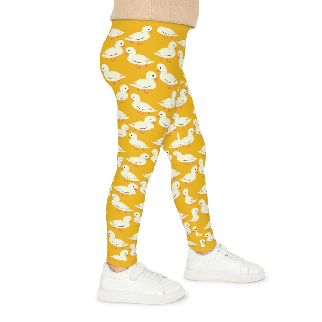 Kids Quackers Duck Leggings - Etsy