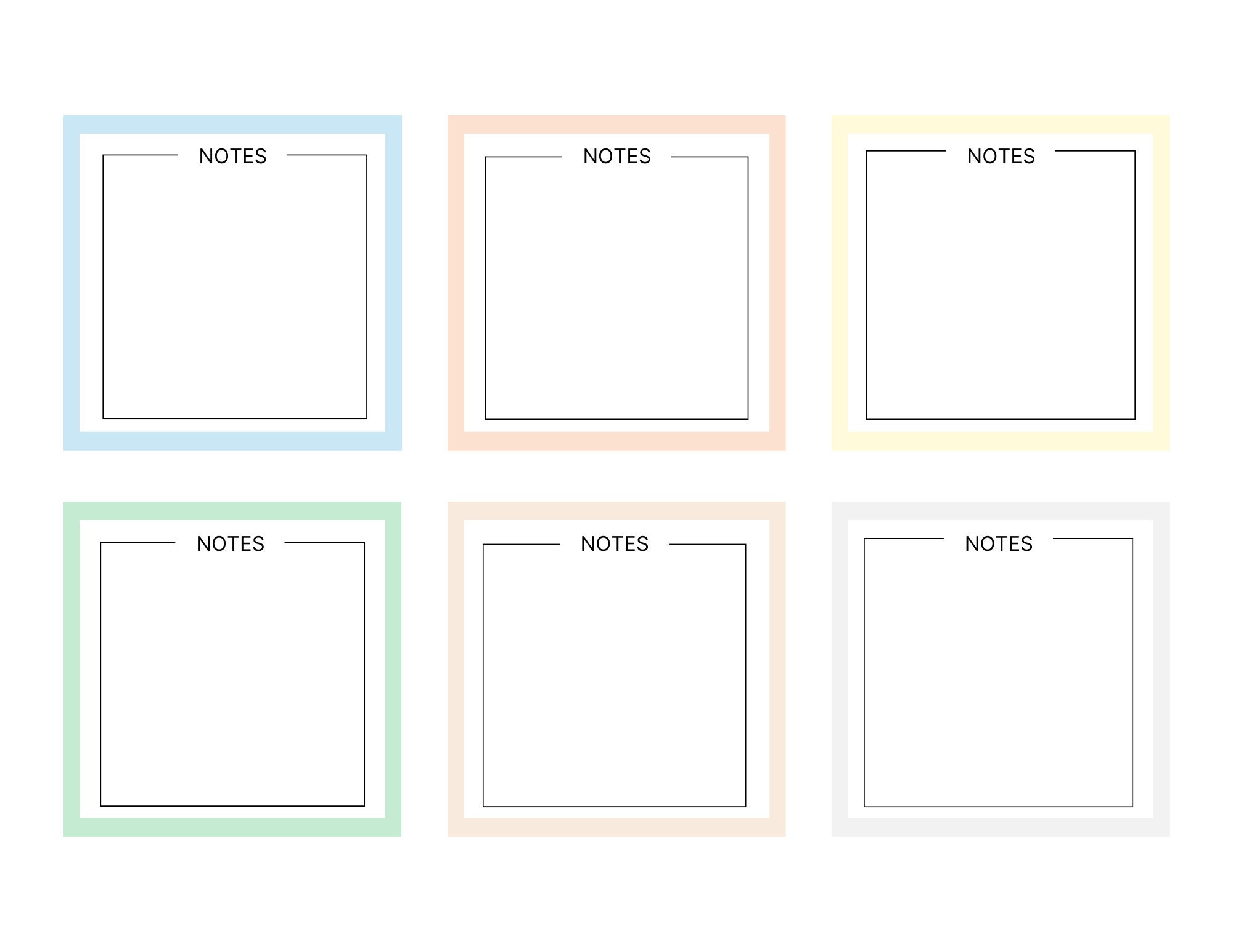 Petite Desktop Notes Instant Printable - Etsy
