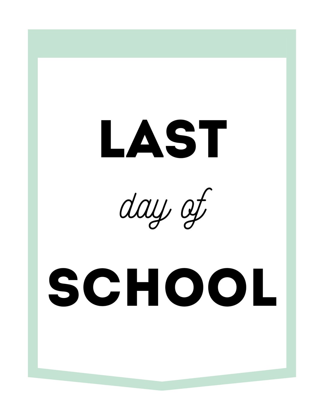 Last Day of School Banners Instant Printable - Etsy