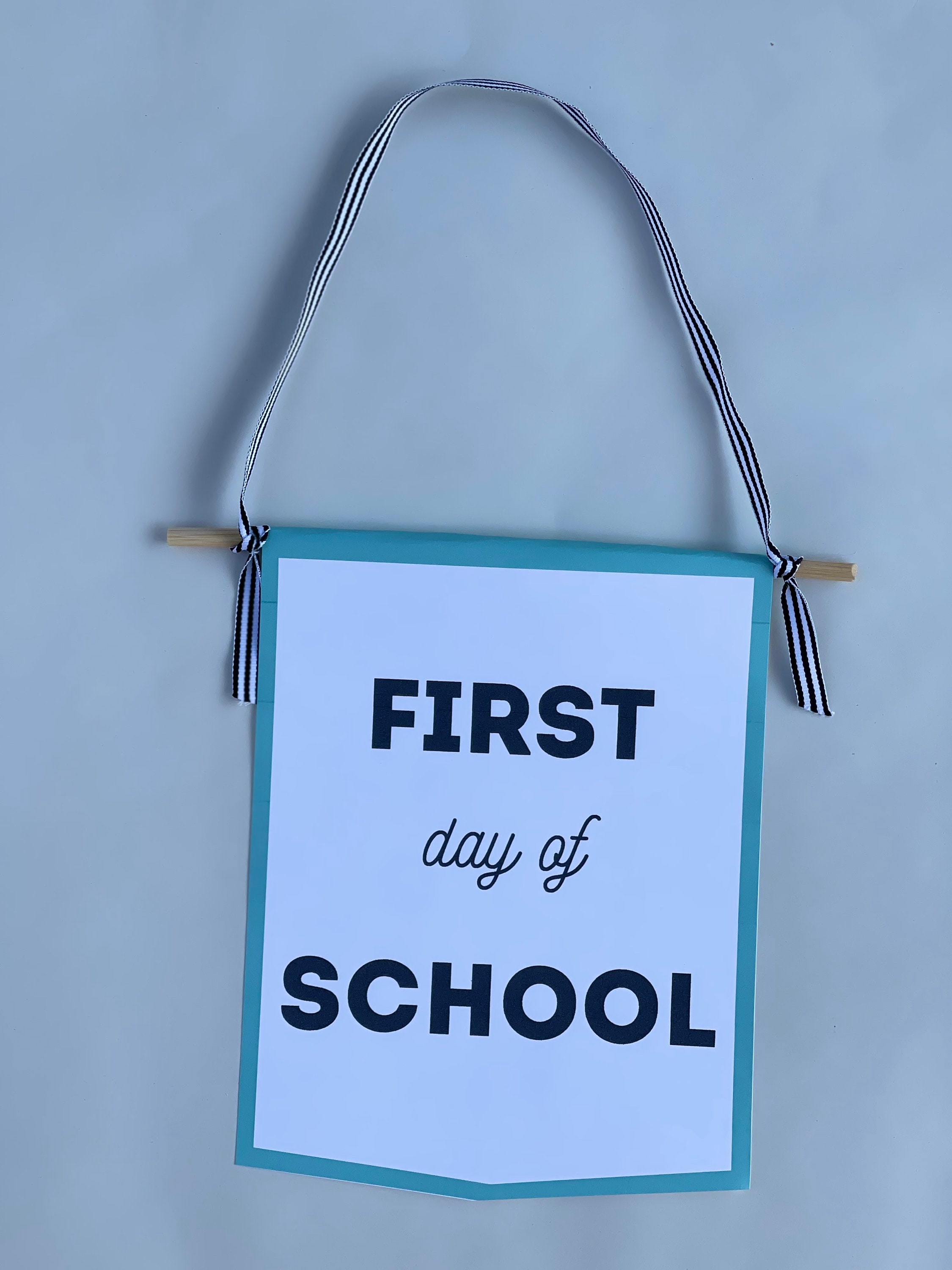 First Day of School Banners Instant Printable - Etsy