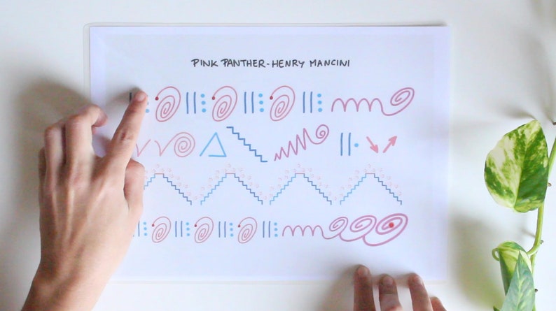 Pink Panther Musicogram - Musical Game - Resource for Teachers, Professors - Etsy