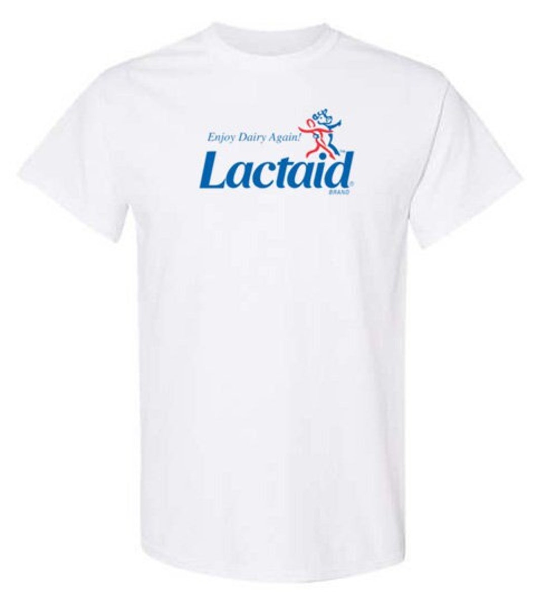 LACTAID Lactose-free Milk T-shirt - Etsy