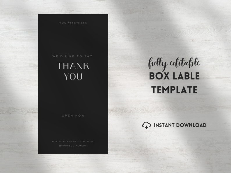 Editable Box Label Template Printable Custom Packaging Labels Packaging ...