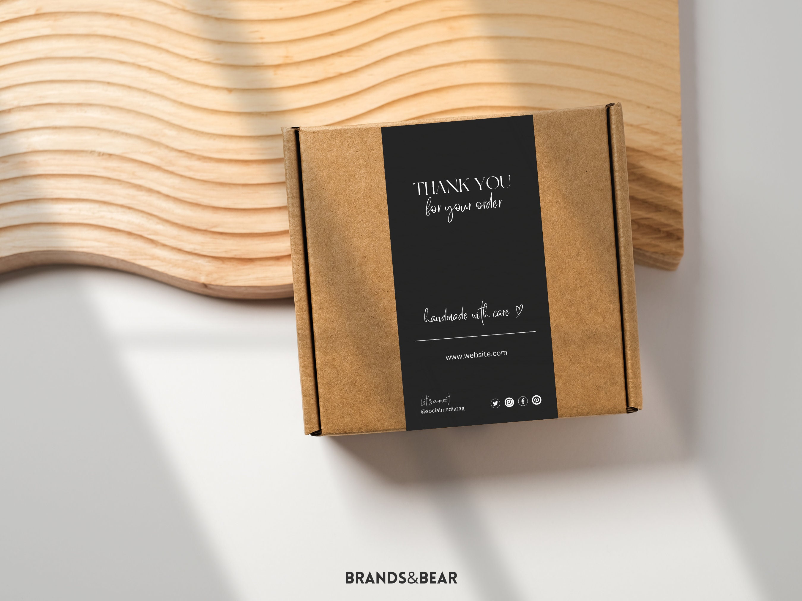 Editable Box Label Template Custom Packaging Label Business Packaging ...