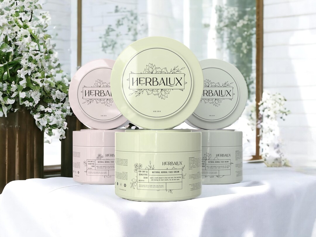 Customizable Cream Jar Labels Printable Personalized Cream Jar Labels ...