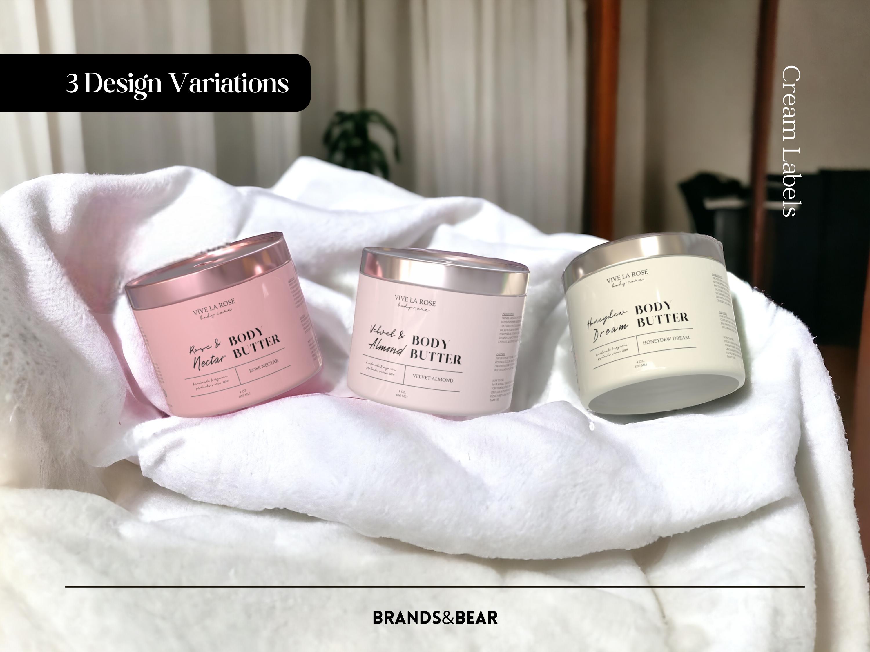 Customizable Cream Jar Labels Printable Personalized Cream Jar Labels ...