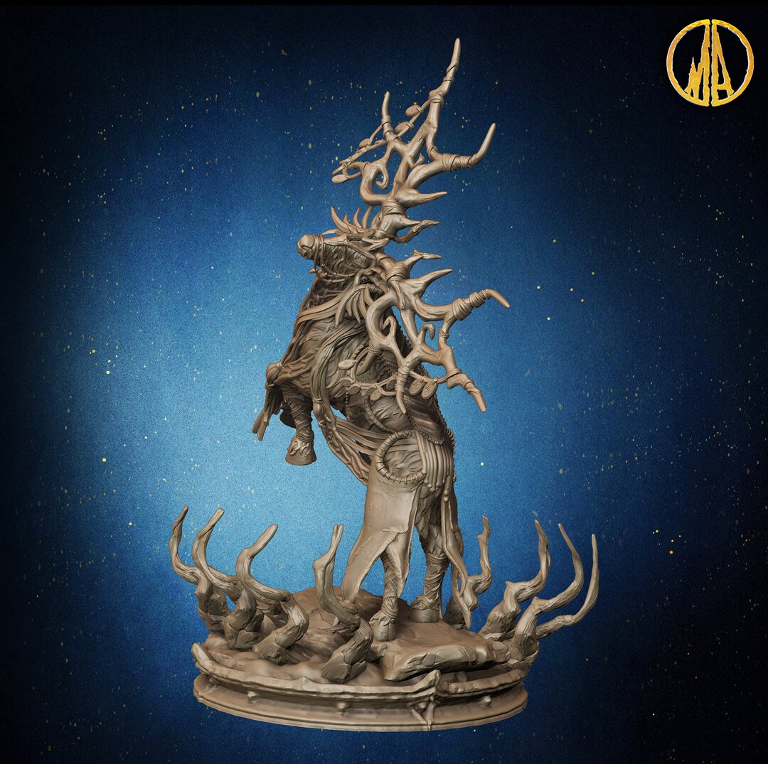 Druid Stag Form From Whispering Forrest Campaign| Fairy | Miniatures ...