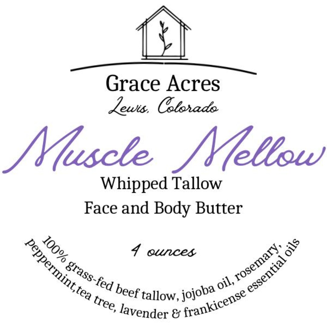 Muscle Mellow Whipped Tallow Body Butter - Etsy