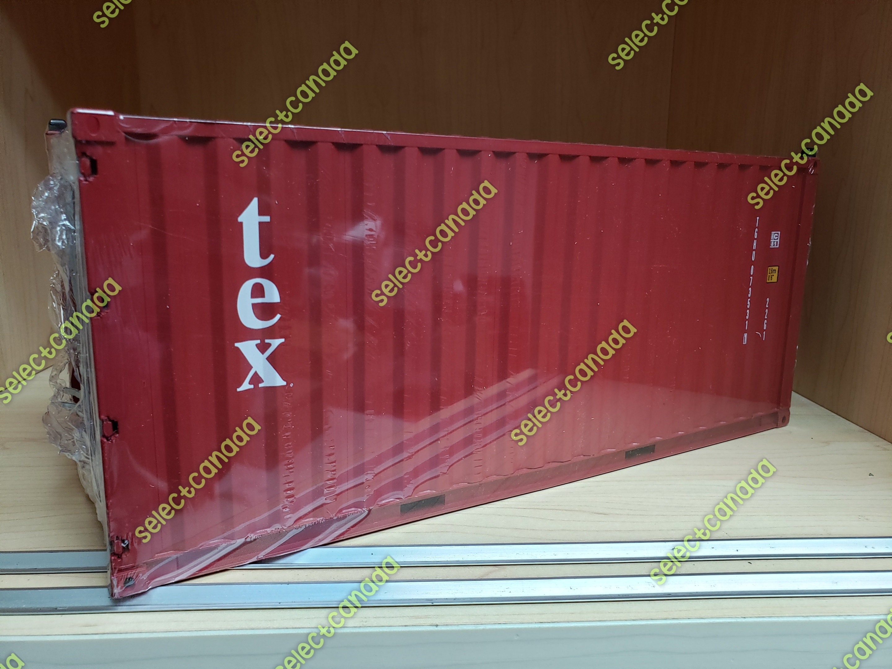 Handmade TEX 1:20 20ft Shipping Container Model ABS Resin & Wood New ...
