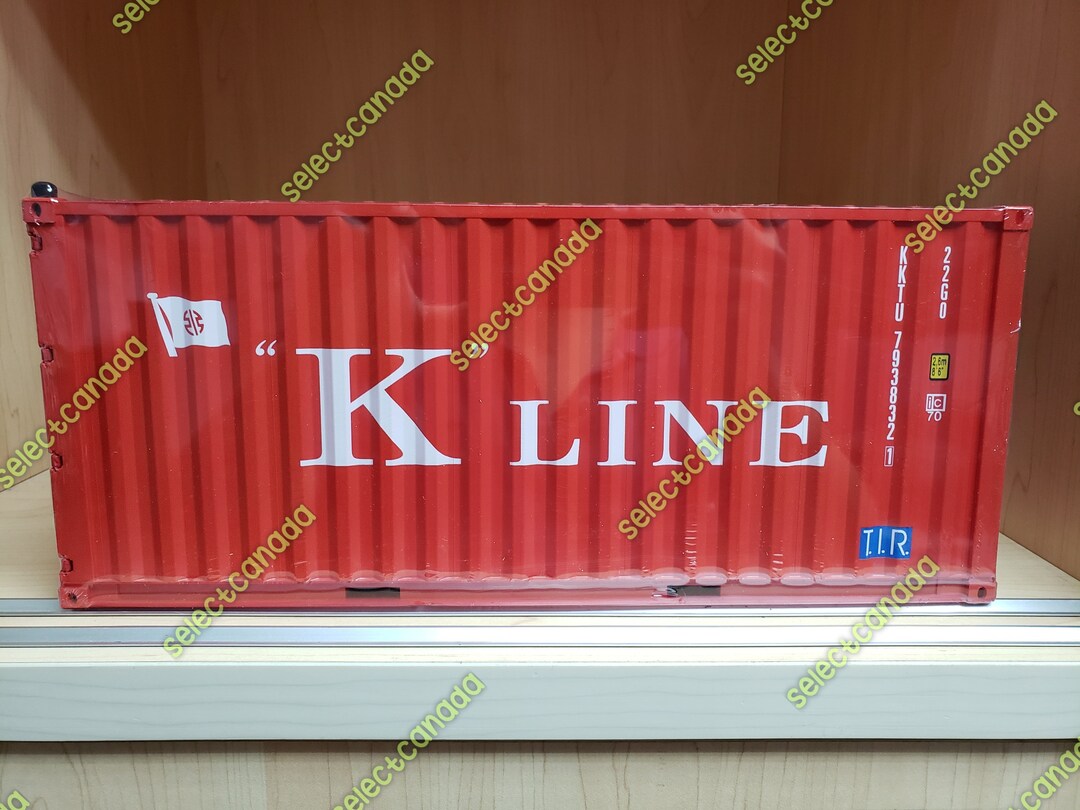 Handmade K Line 1:20 20ft Shipping Container Model ABS Resin & Wood New ...
