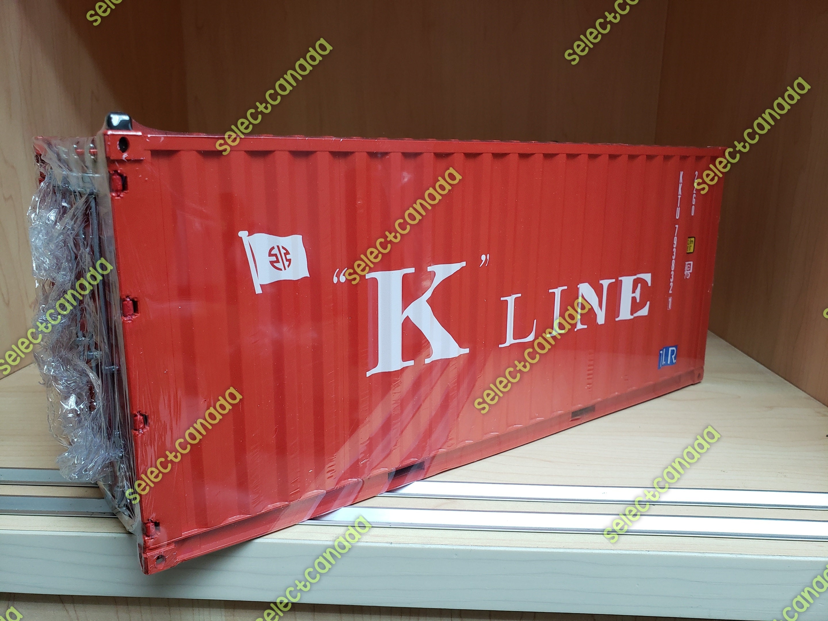 Handmade K Line 1:20 20ft Shipping Container Model ABS Resin & Wood New ...