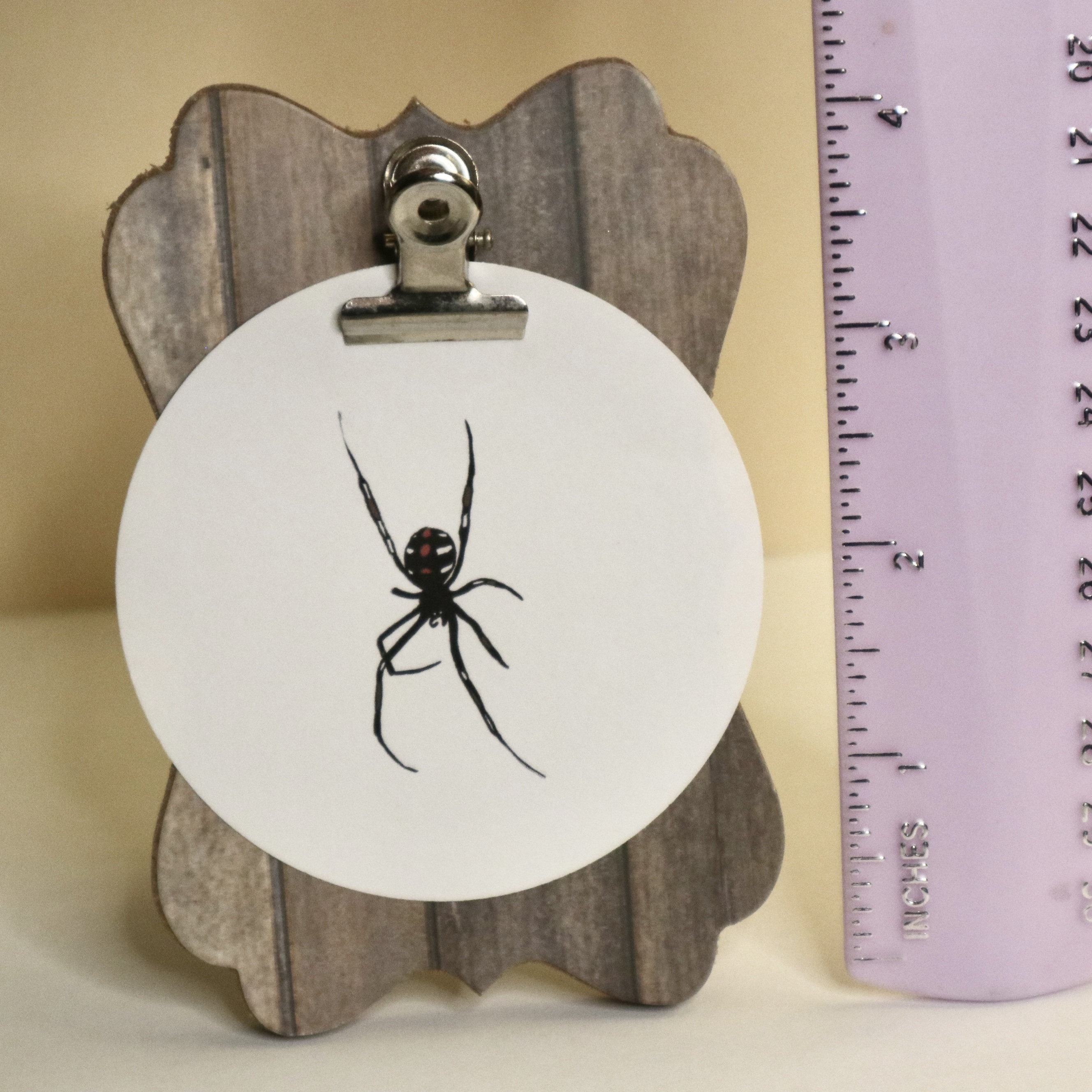 Black Widow Sticker - Etsy