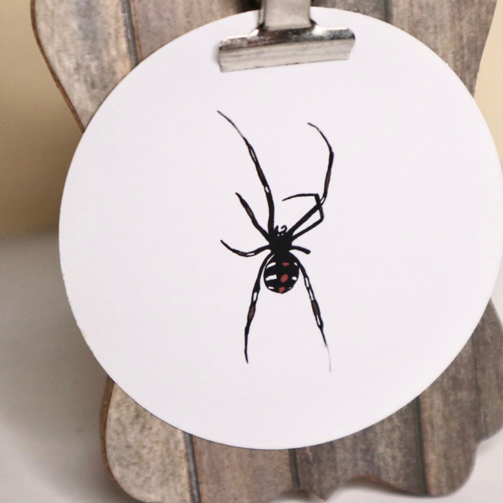 Black Widow Sticker - Etsy