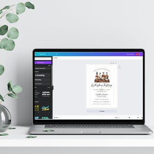 Whiskey Tasting Home Party Invitation Template, Scotch Whisky Night ...