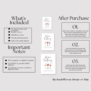 Wine Tasting Sign Printable Template, Blind Wine Tasting, Welcome to ...